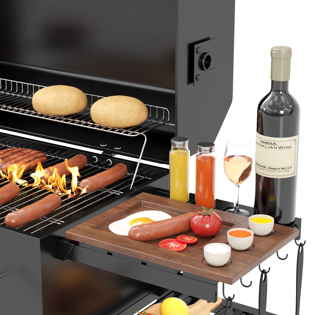 Barbecue 22 3D model - TurboSquid 2014574