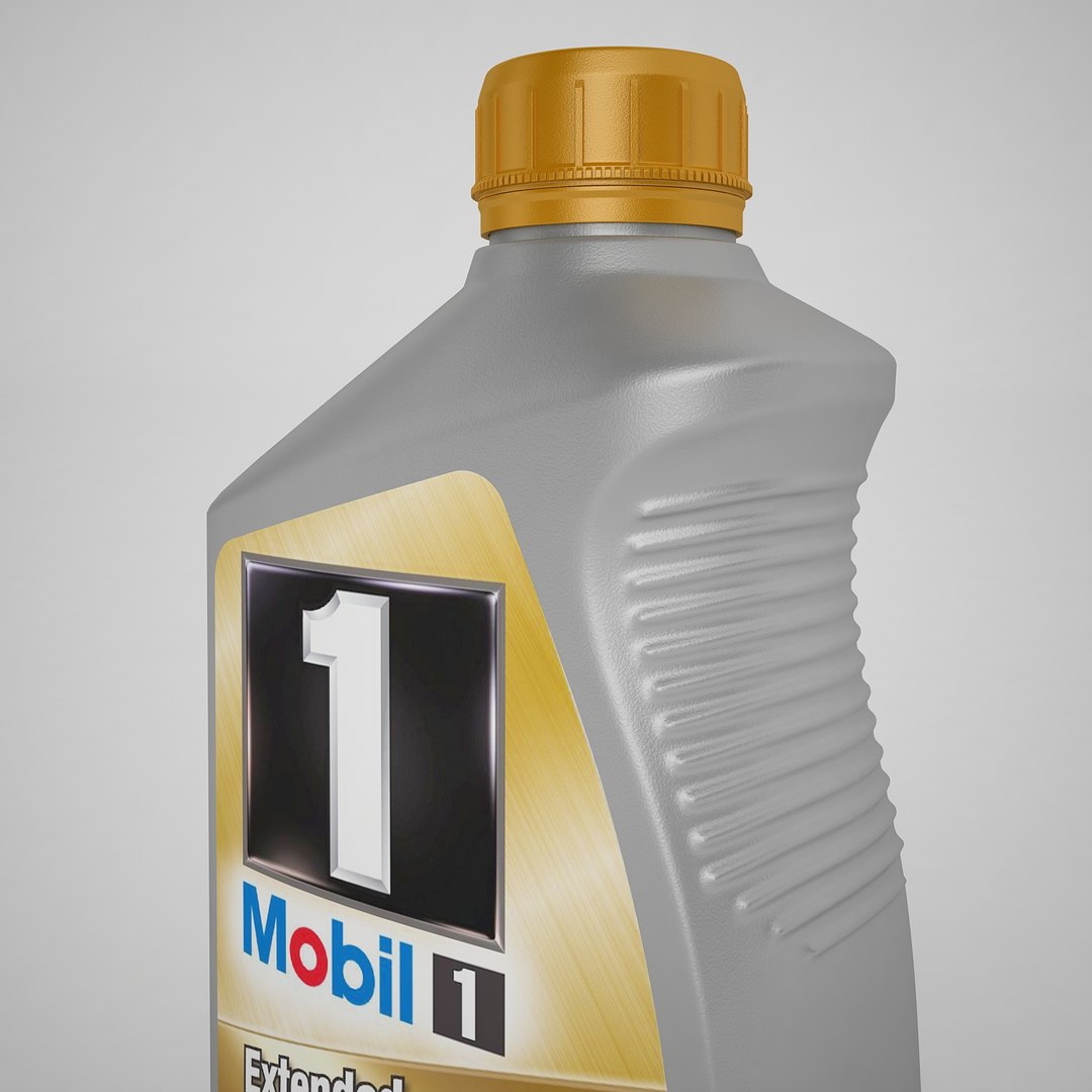 3d Mobil 1 Motor Model