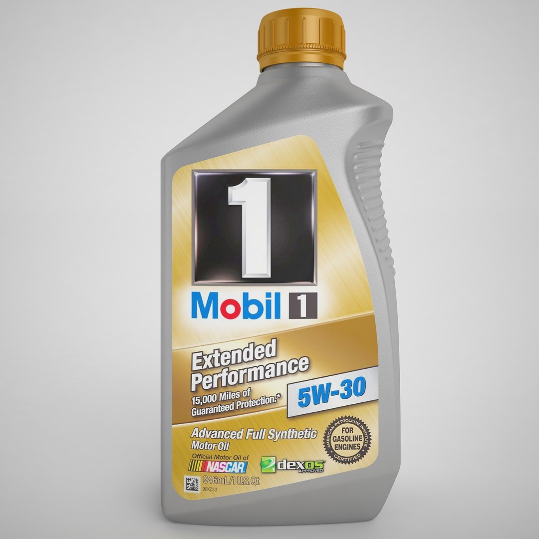 3d Mobil 1 Motor Model