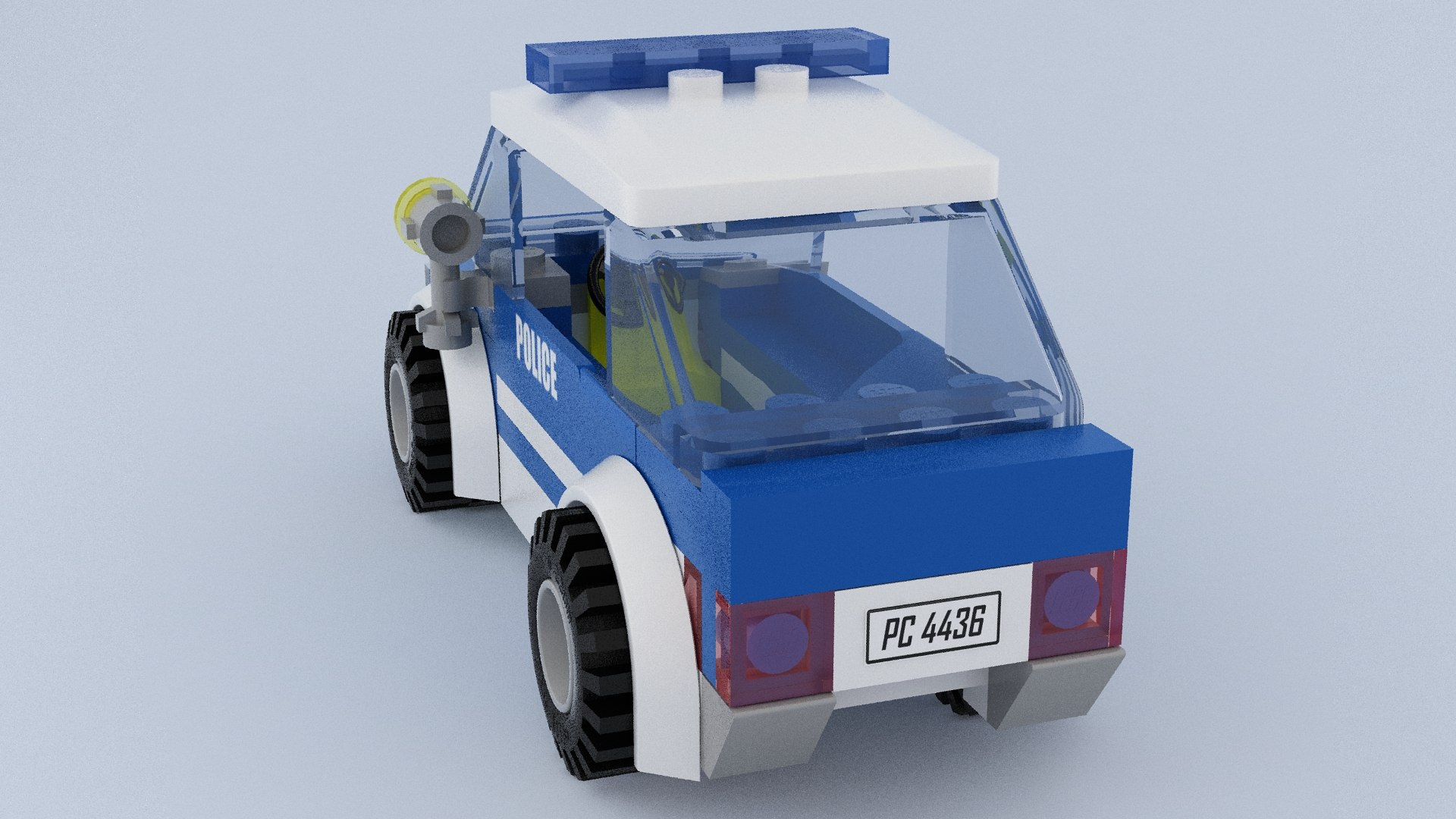 Set Lego Patrol Car 3D Model - TurboSquid 1713323