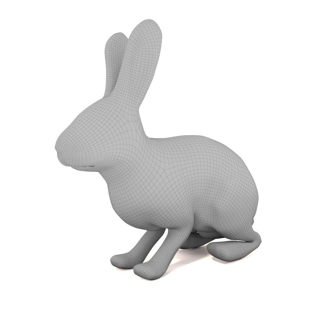 Fabric Rabbit 3D model - TurboSquid 1903790