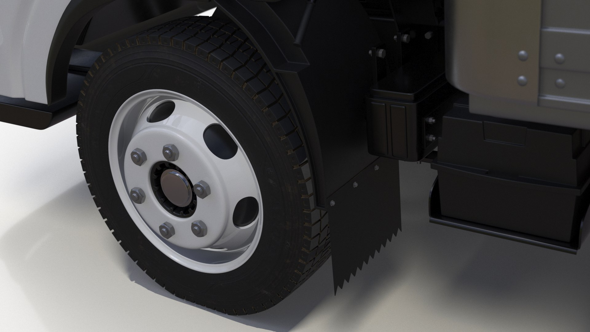 3D Isuzu Electric Truck NRR EV 176 Inch Simplified - TurboSquid 2385982