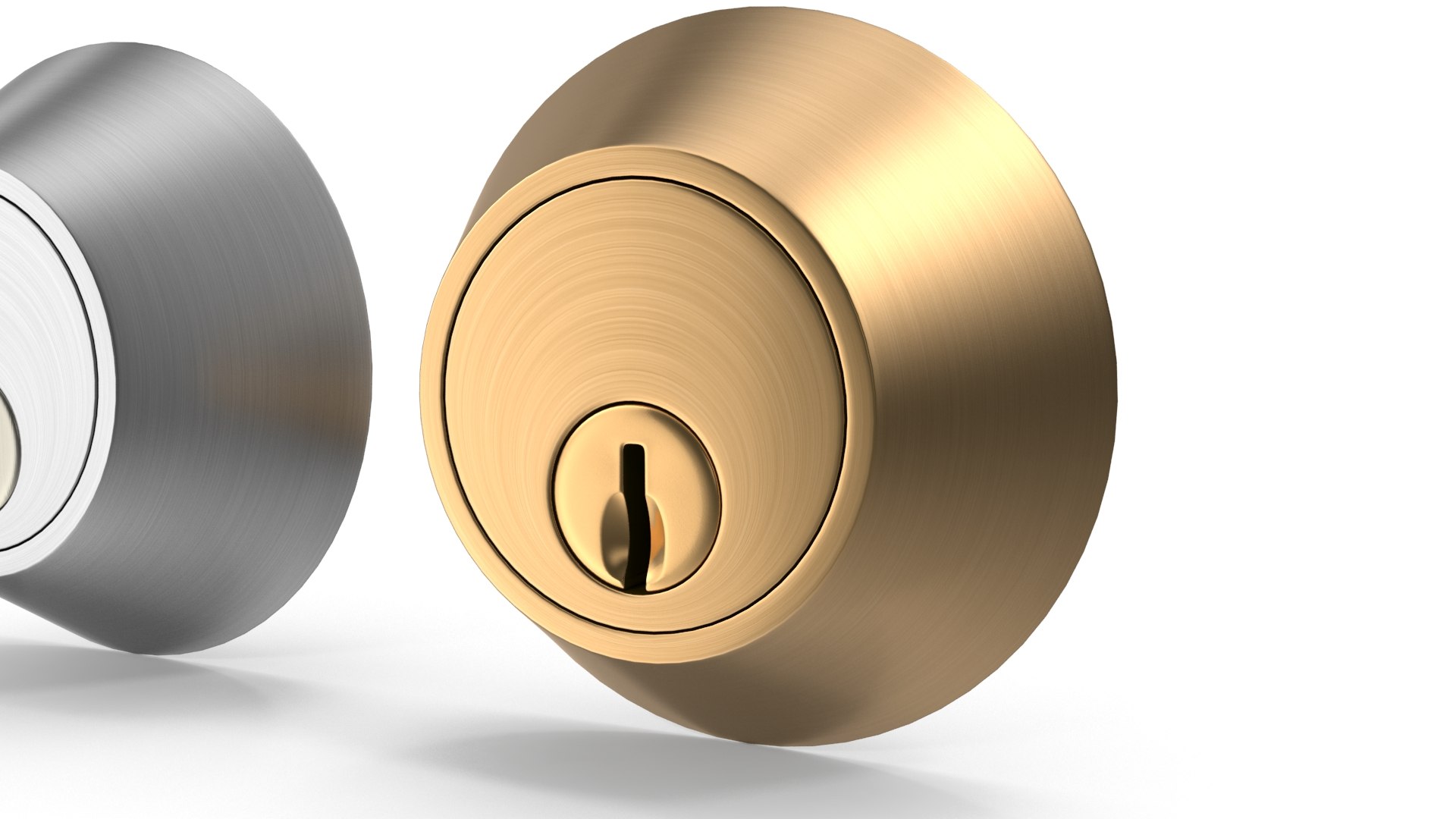 3D lock steel model - TurboSquid 1660554