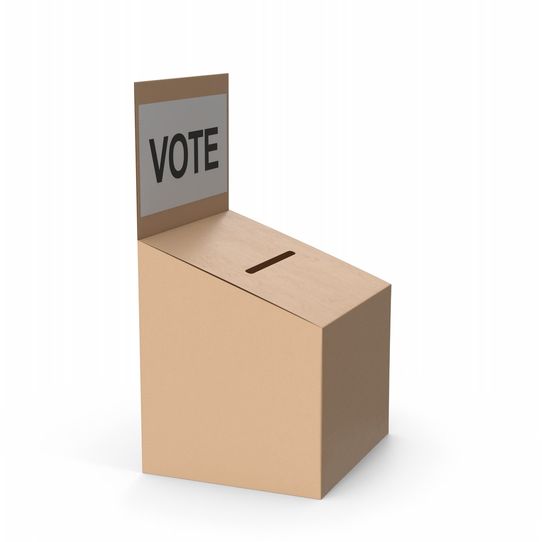 Vote Box 3D Model - TurboSquid 2186538
