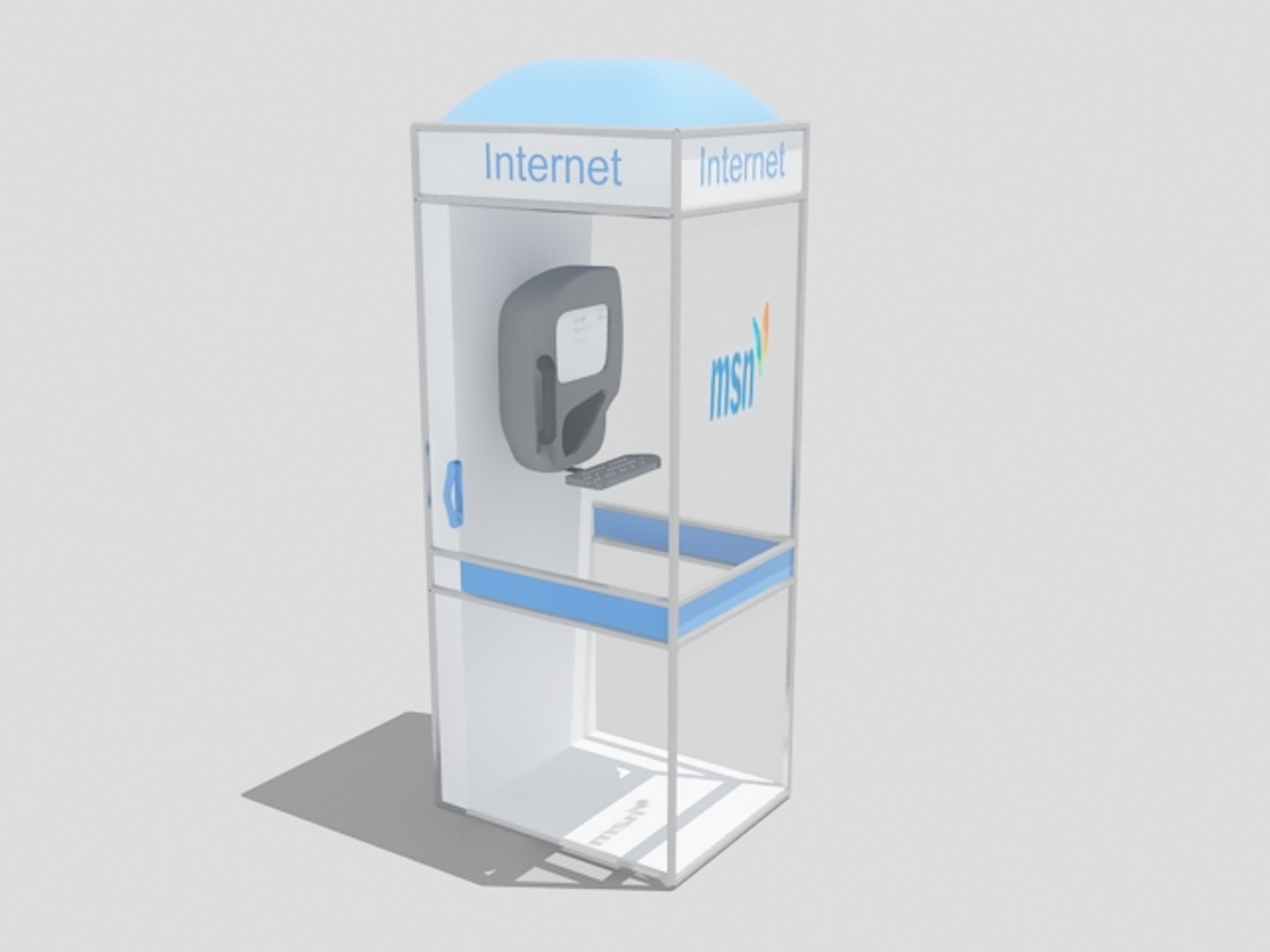 3d Model Internet Booth