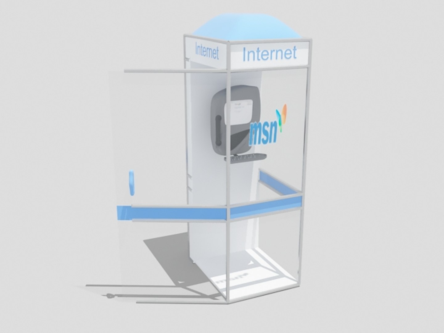 3d Model Internet Booth