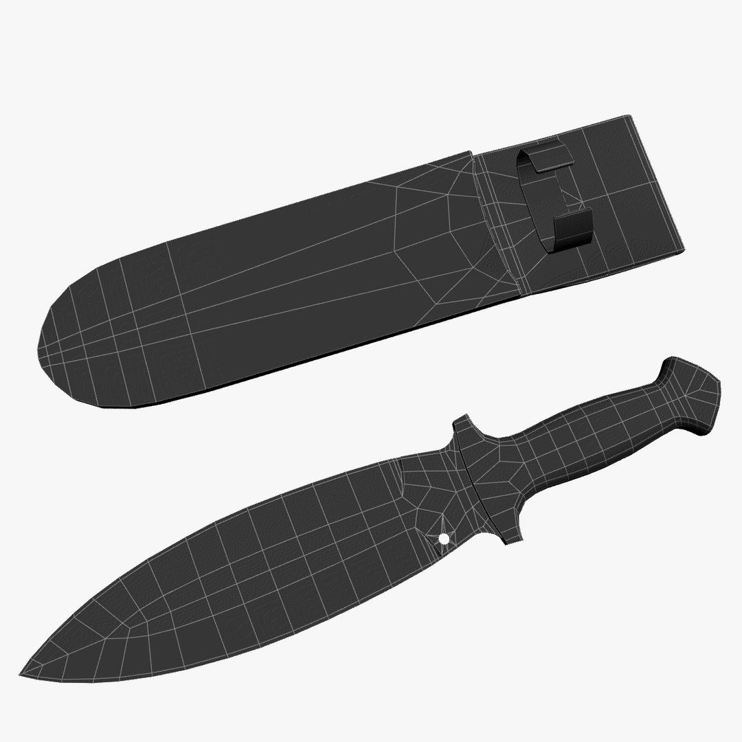 3ds max smatchet knife