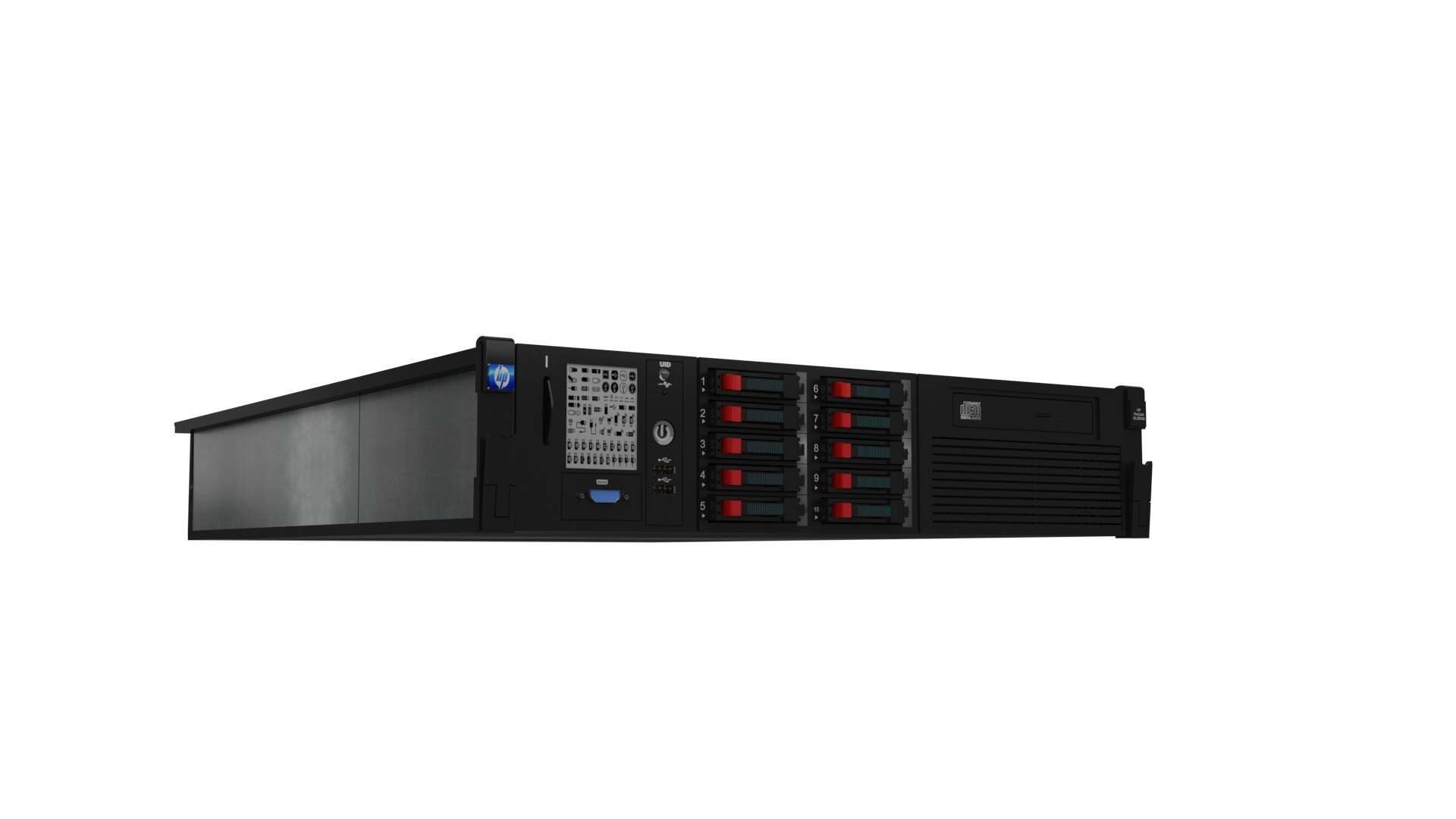 3D hp server cpu model - TurboSquid 1542822