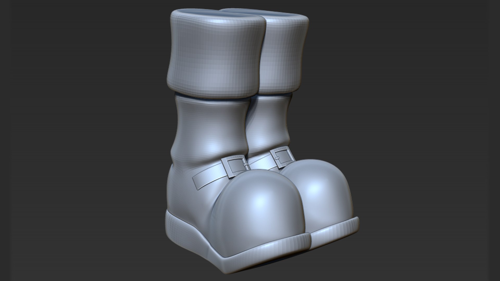 3D Santa Boots - TurboSquid 2212942