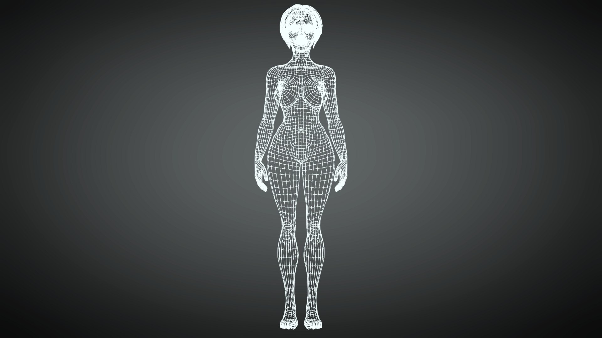 Amy Cartoon Female Anatomy 3D Model - TurboSquid 2314941