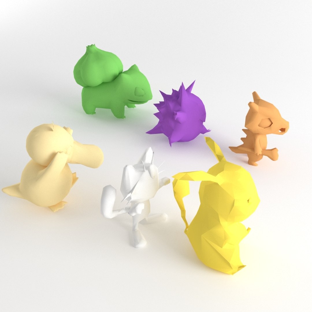 3D Model Pokemon Pack Ready Games - TurboSquid 1349105