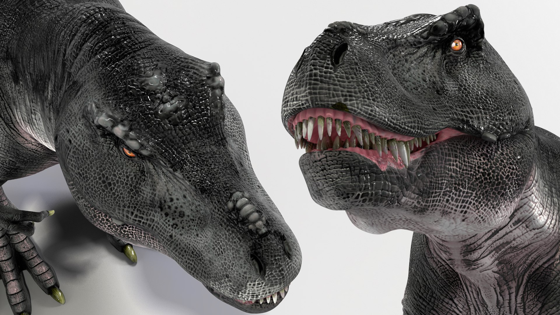 T Rex Eating Animated Rigged 3D - TurboSquid 2102891