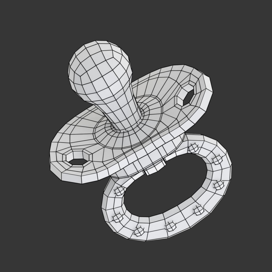 Pacifier 3D Model - TurboSquid 1401813