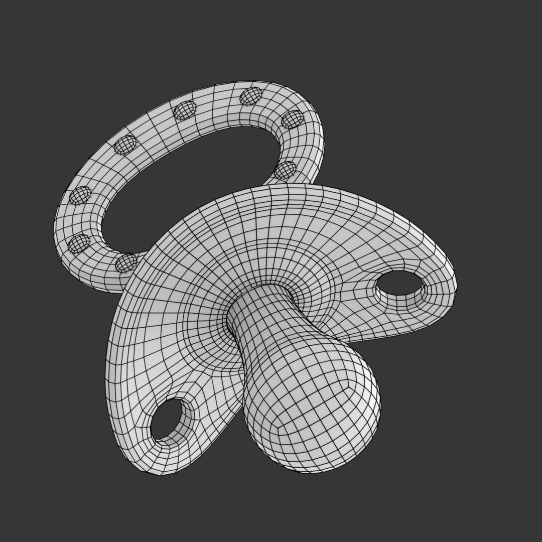 Pacifier 3D Model - TurboSquid 1401813