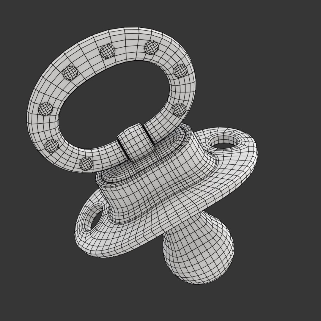 Pacifier 3D Model - TurboSquid 1401813