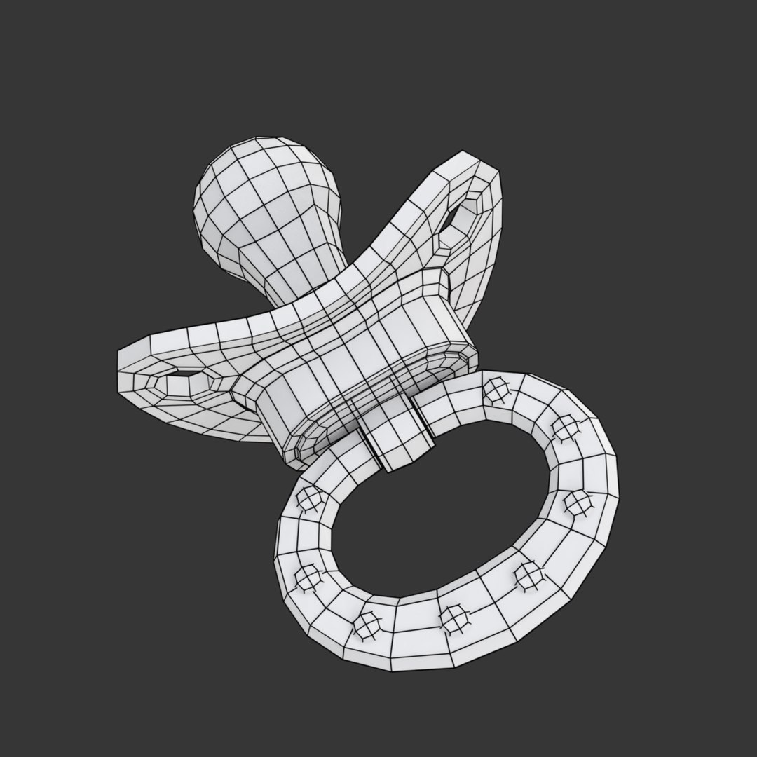 Pacifier 3D Model - TurboSquid 1401813