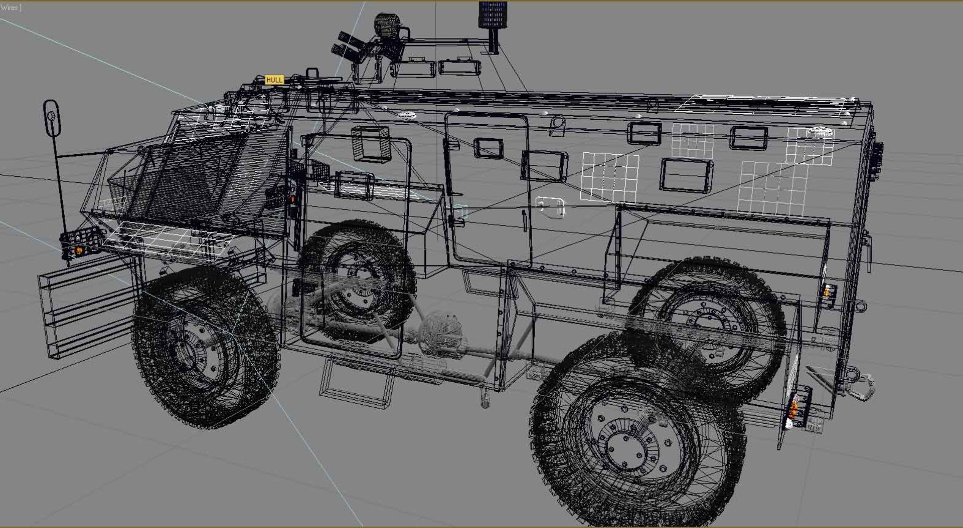 3d Model 105 Police Hong