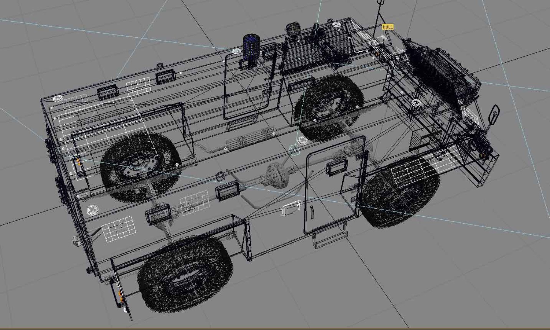 3d Model 105 Police Hong