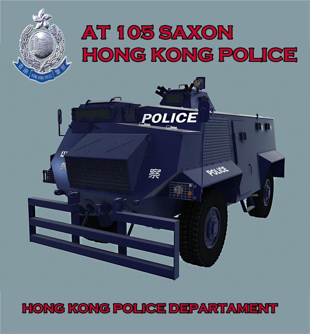 3d Model 105 Police Hong