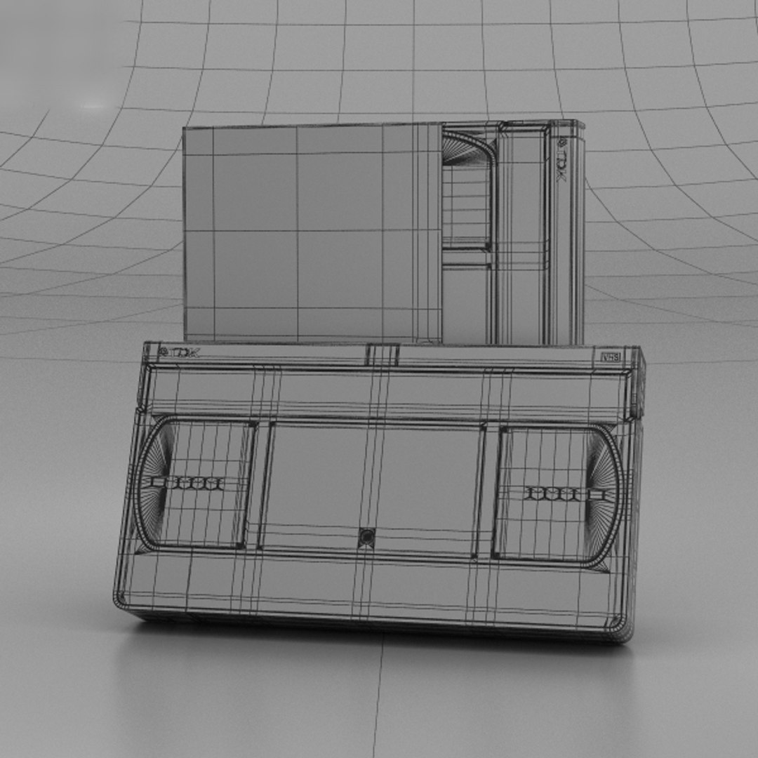 3D vhs cassette model - TurboSquid 1371161