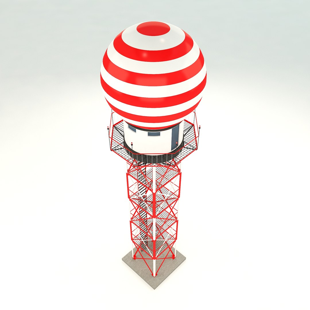 Equipment Weather Radar 3D Model - TurboSquid 1643871