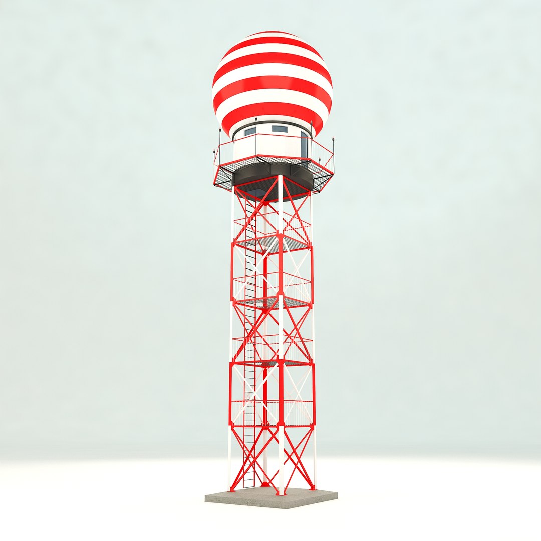 Equipment Weather Radar 3D Model - TurboSquid 1643871