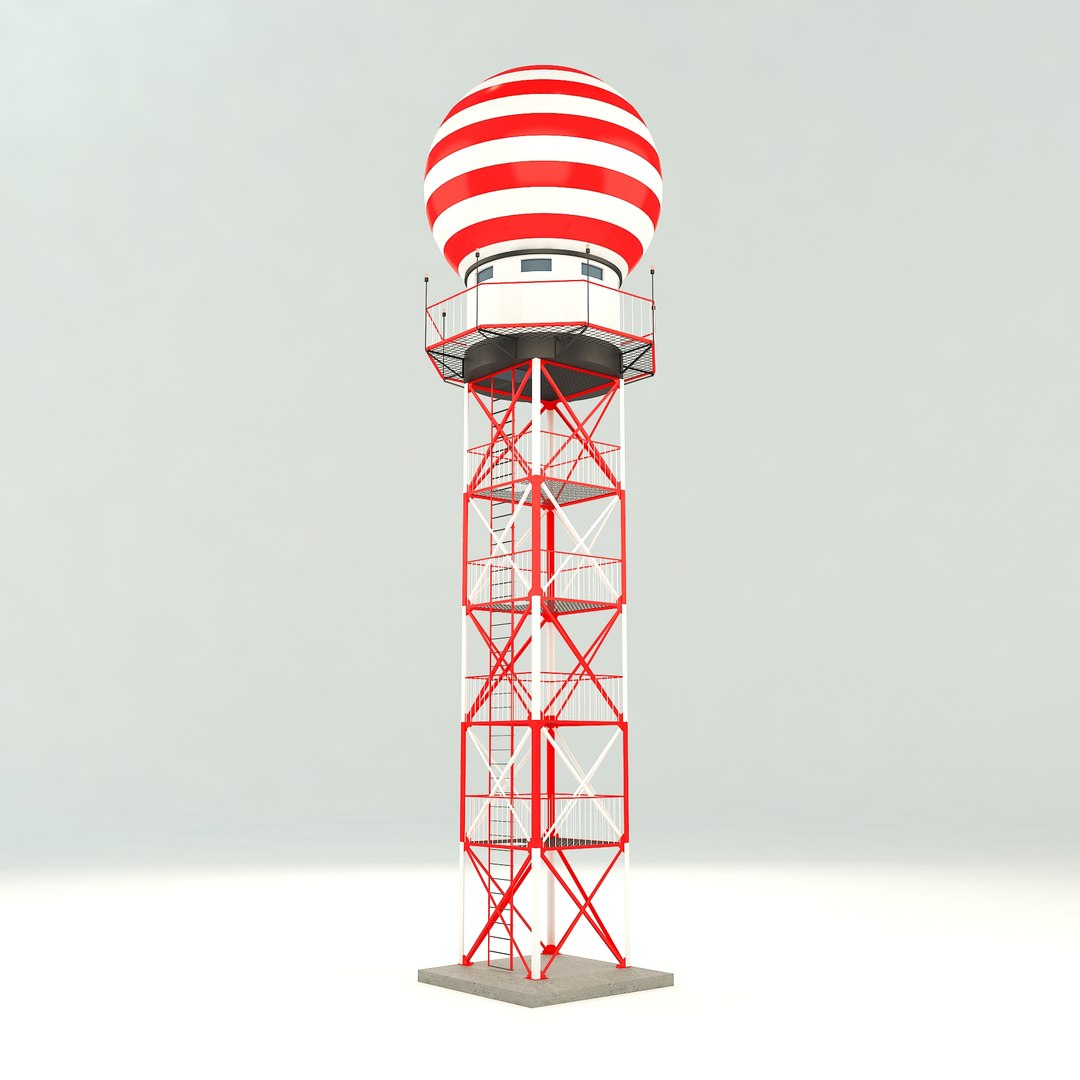 Equipment Weather Radar 3D Model - TurboSquid 1643871