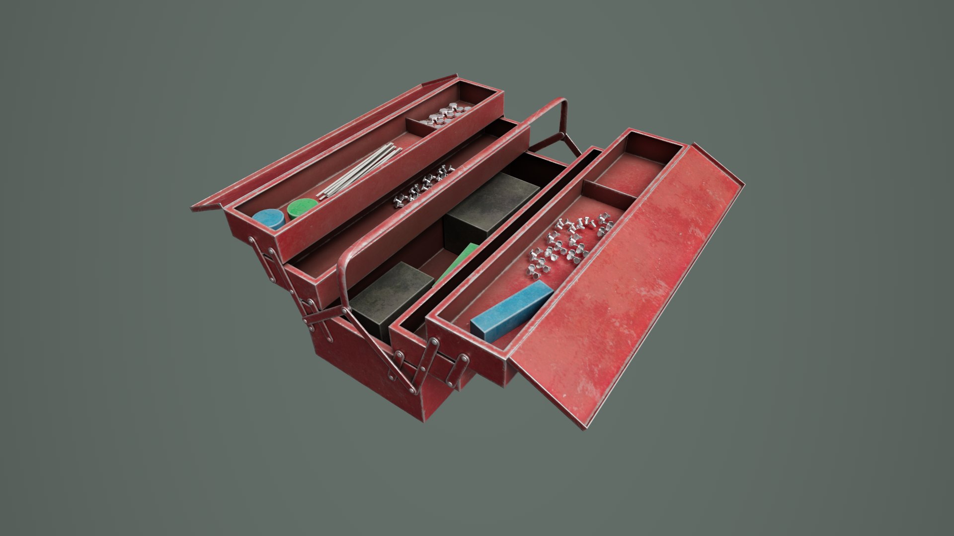 Tool Box 02 Model - TurboSquid 2196901