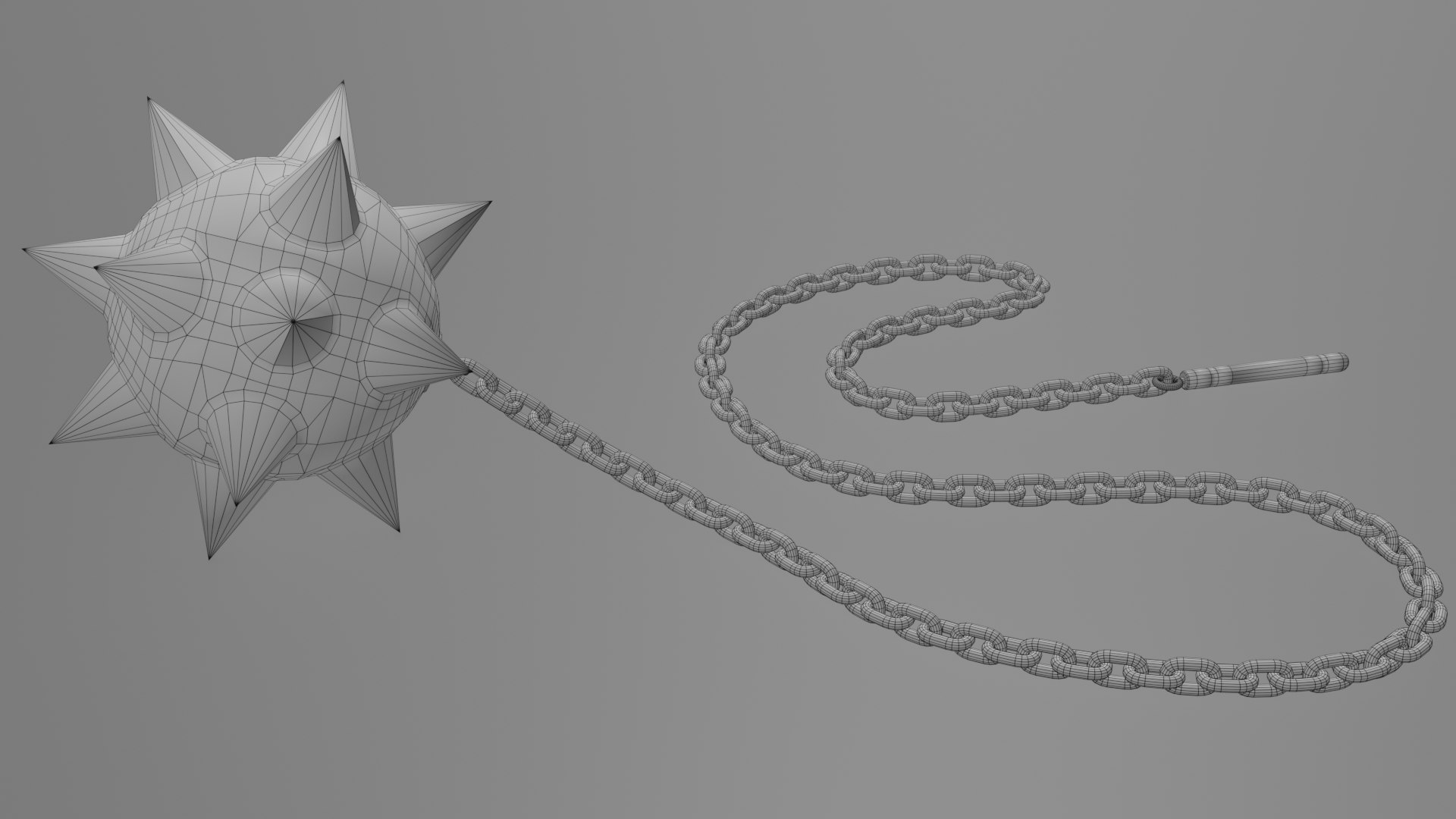 3D Chains Flail - TurboSquid 1636212