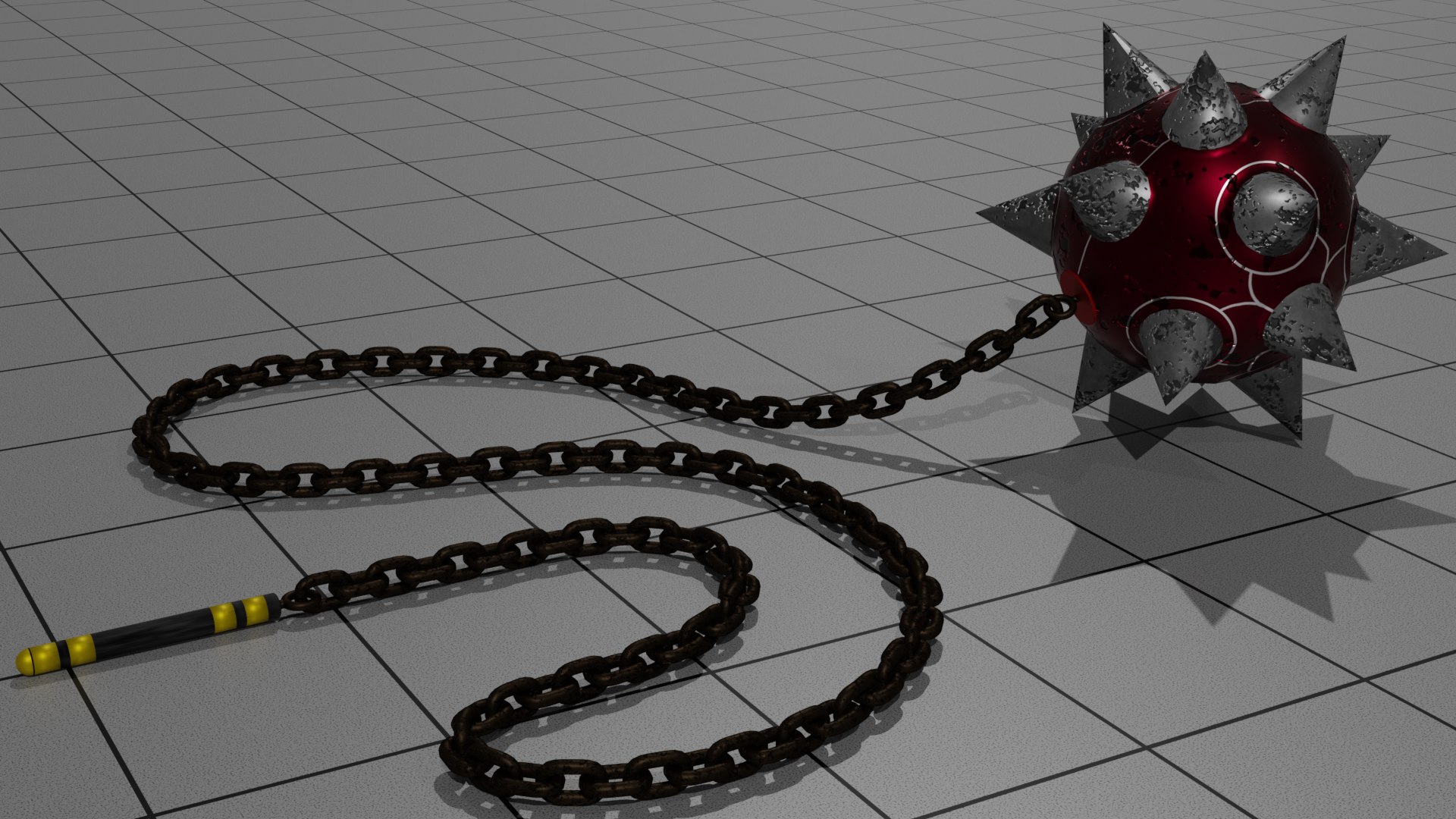 3D Chains Flail - TurboSquid 1636212