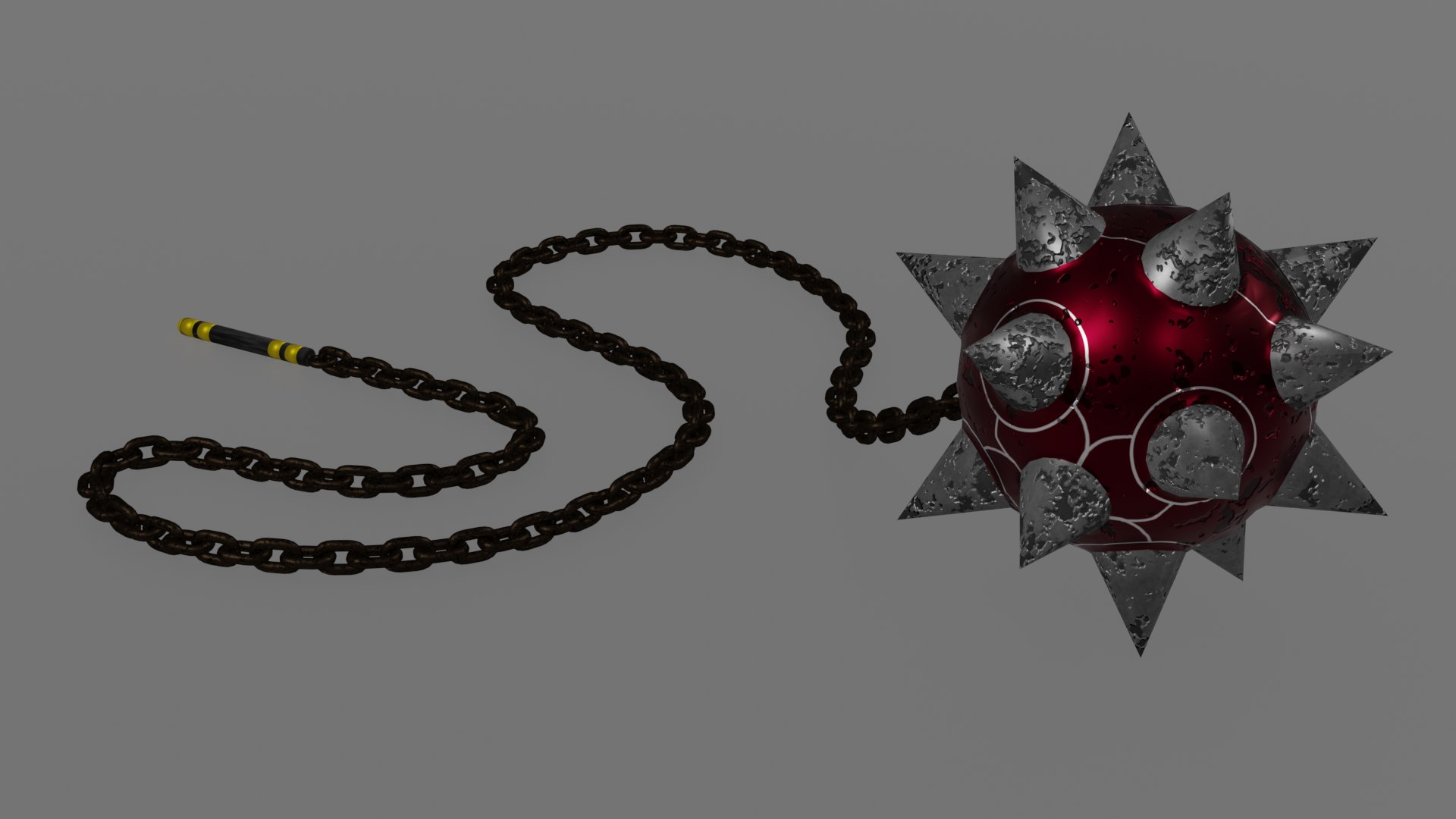 3D Chains Flail - TurboSquid 1636212