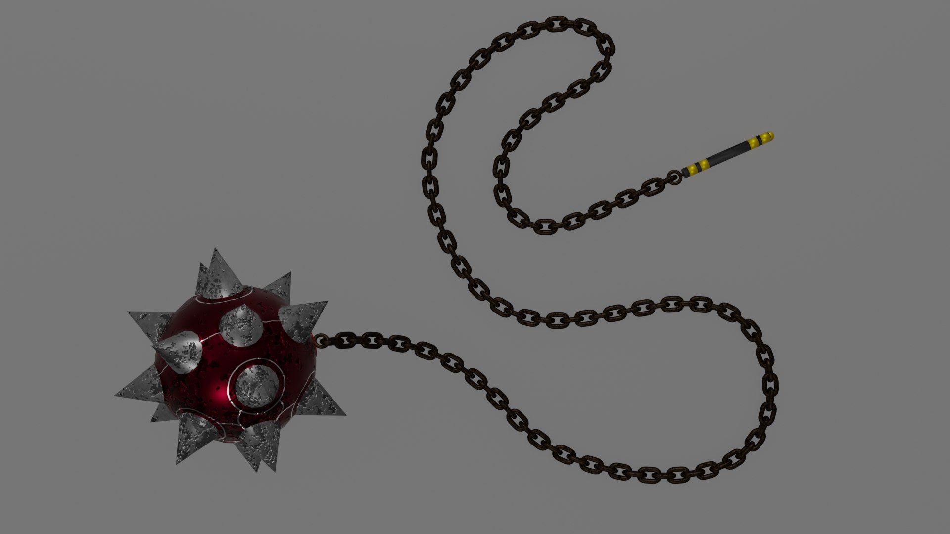 3D Chains Flail - TurboSquid 1636212