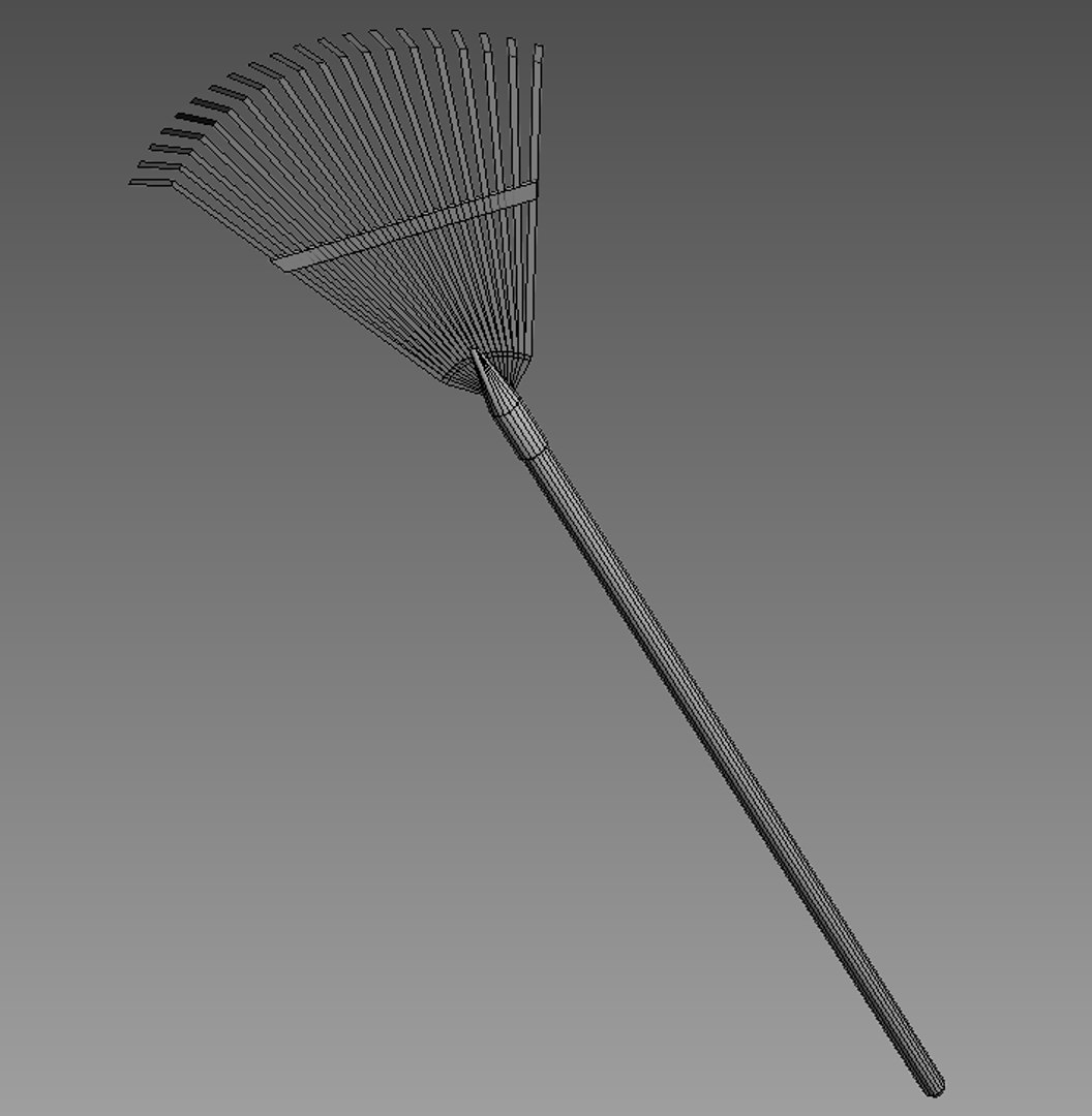 Leaf Rake 3d Model