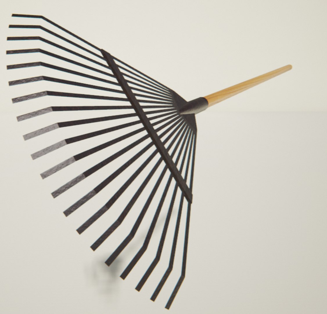 Leaf Rake 3d Model