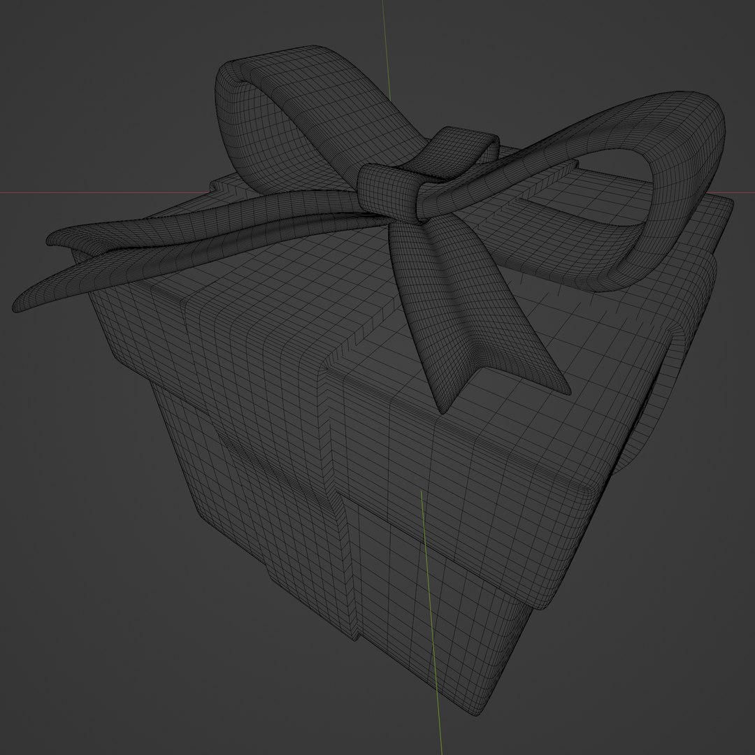 3D Giftbox Golden Ribbon Model - TurboSquid 2227523