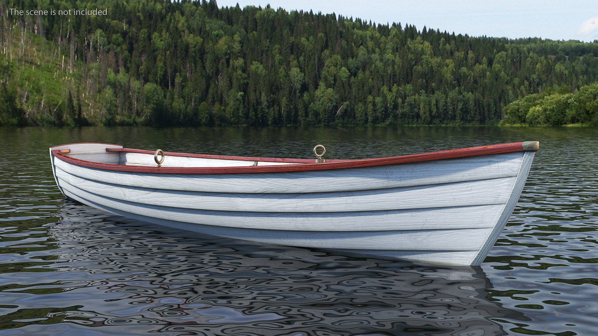Wooden Rowboat 3D Model - TurboSquid 2195690