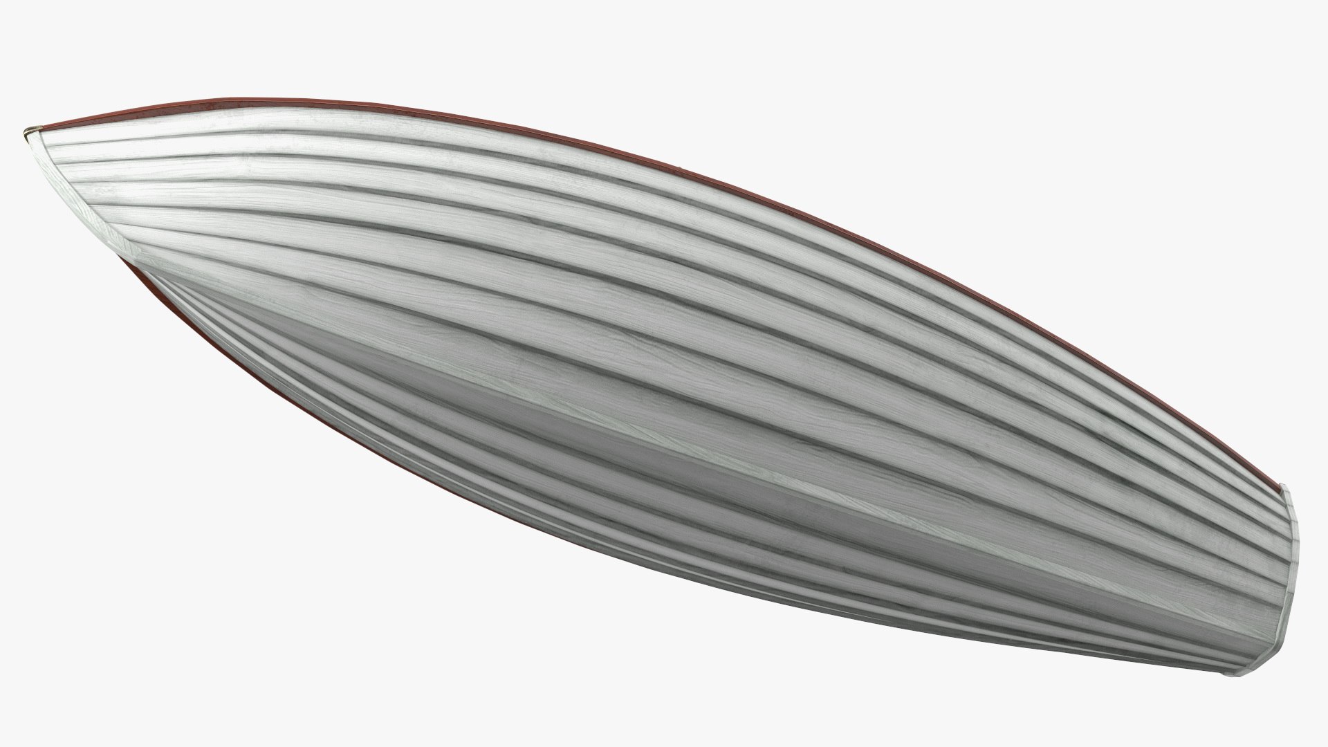 Wooden Rowboat 3D Model - TurboSquid 2195690