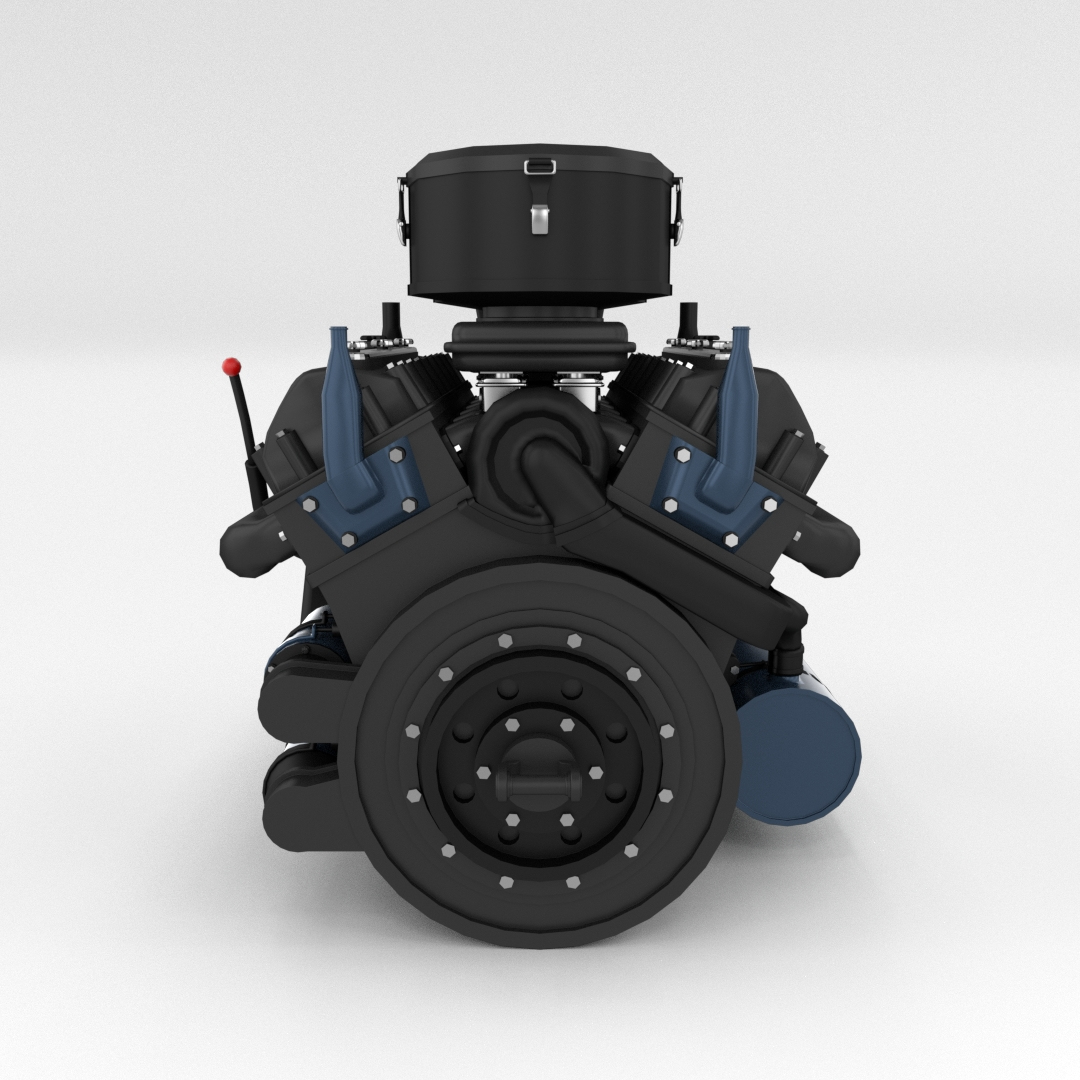 迈巴赫HL230发动机装甲虎机组3D模型 - TurboSquid 1076721