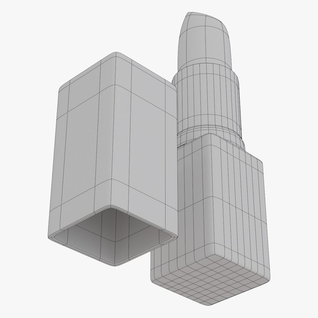 Lipstick Lips 3d Obj