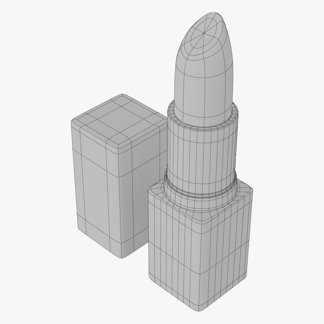 Lipstick Lips 3d Obj