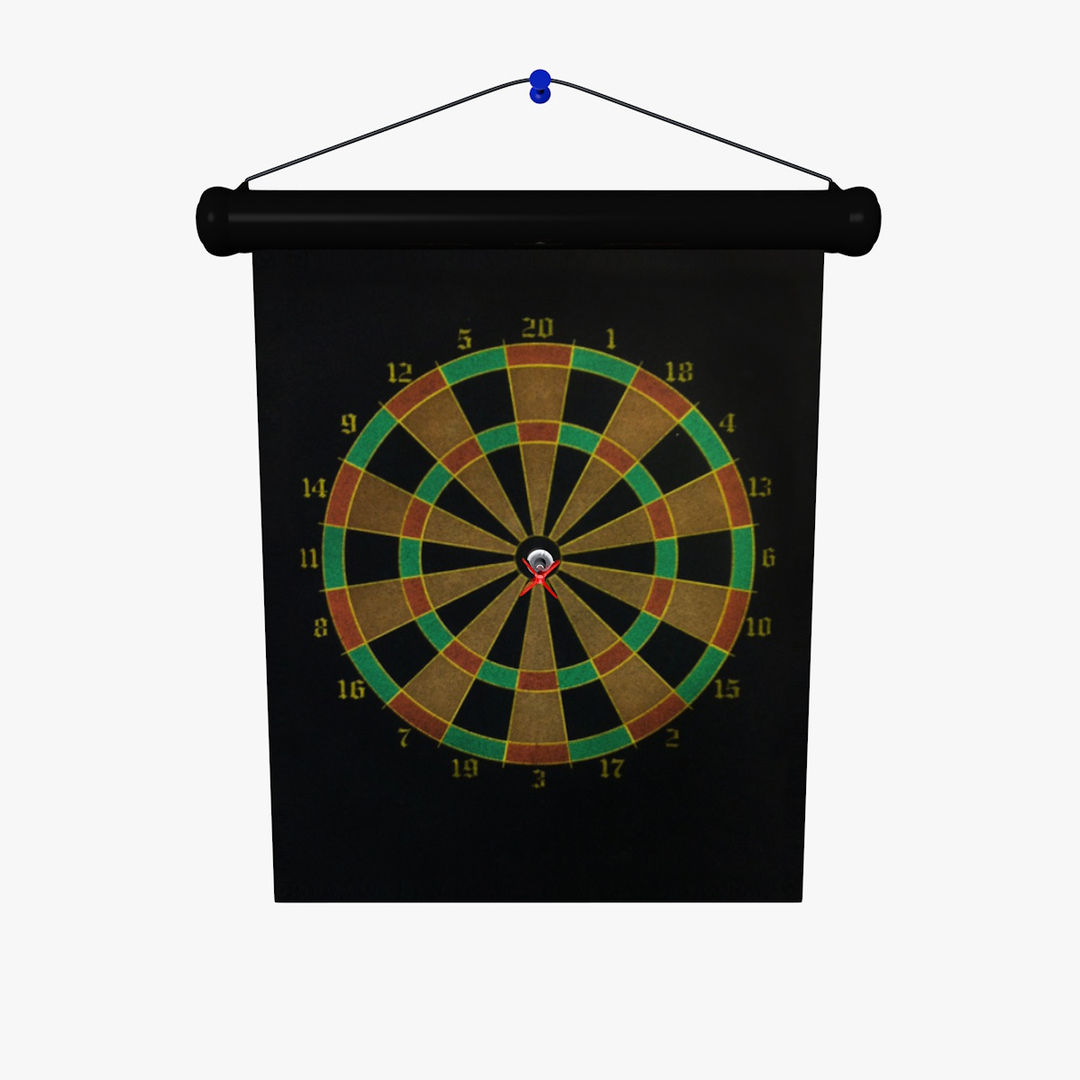 magnetic dart board c4d