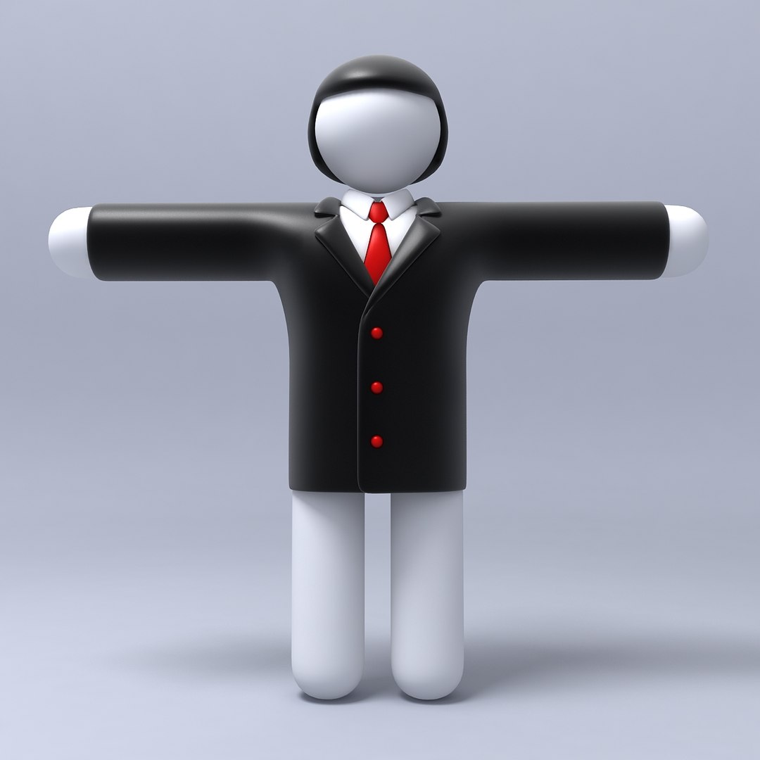 3d Rigged Biped Model