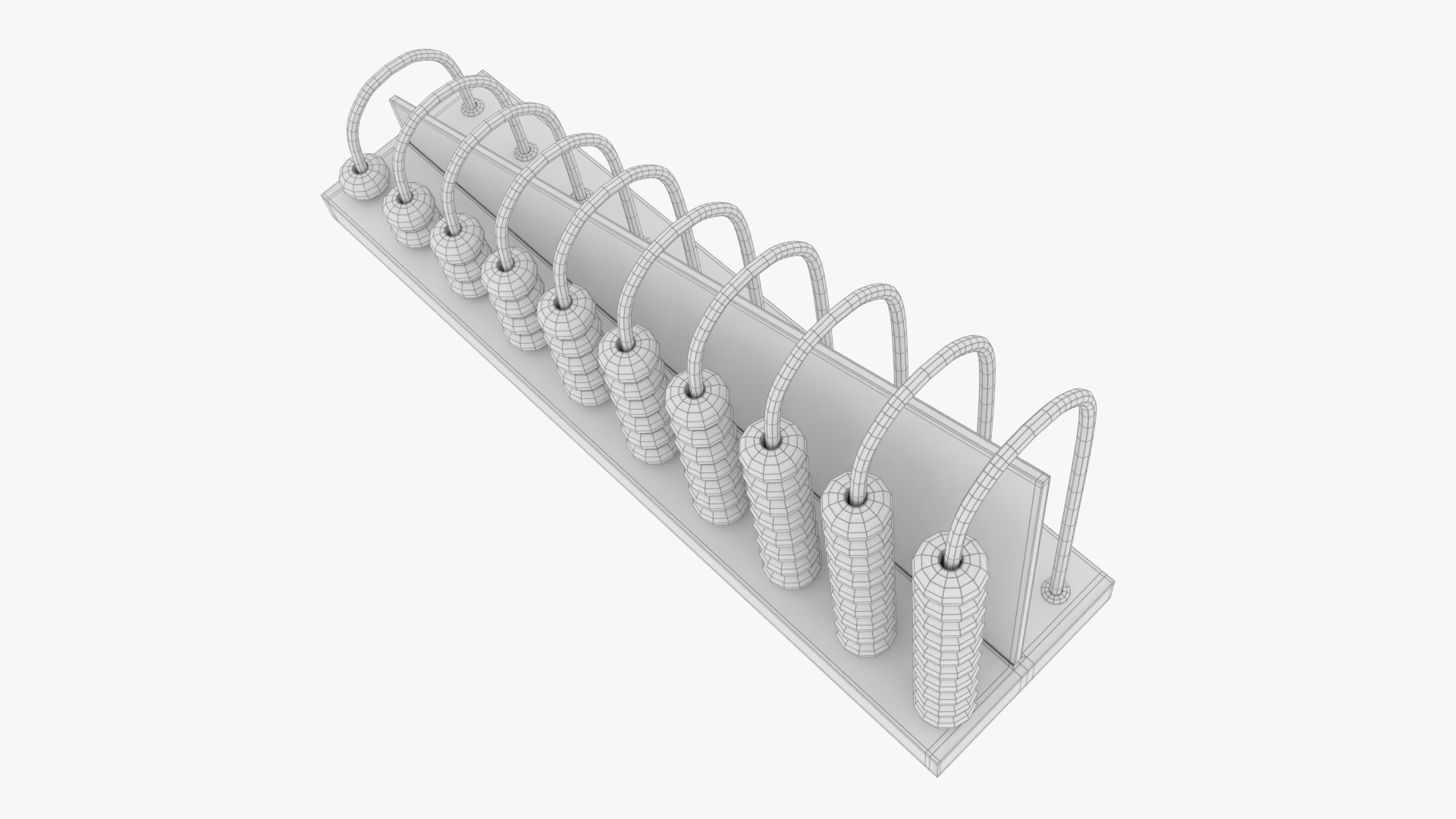 3D Kid Wooden Abacus Calculation Model - TurboSquid 1697300