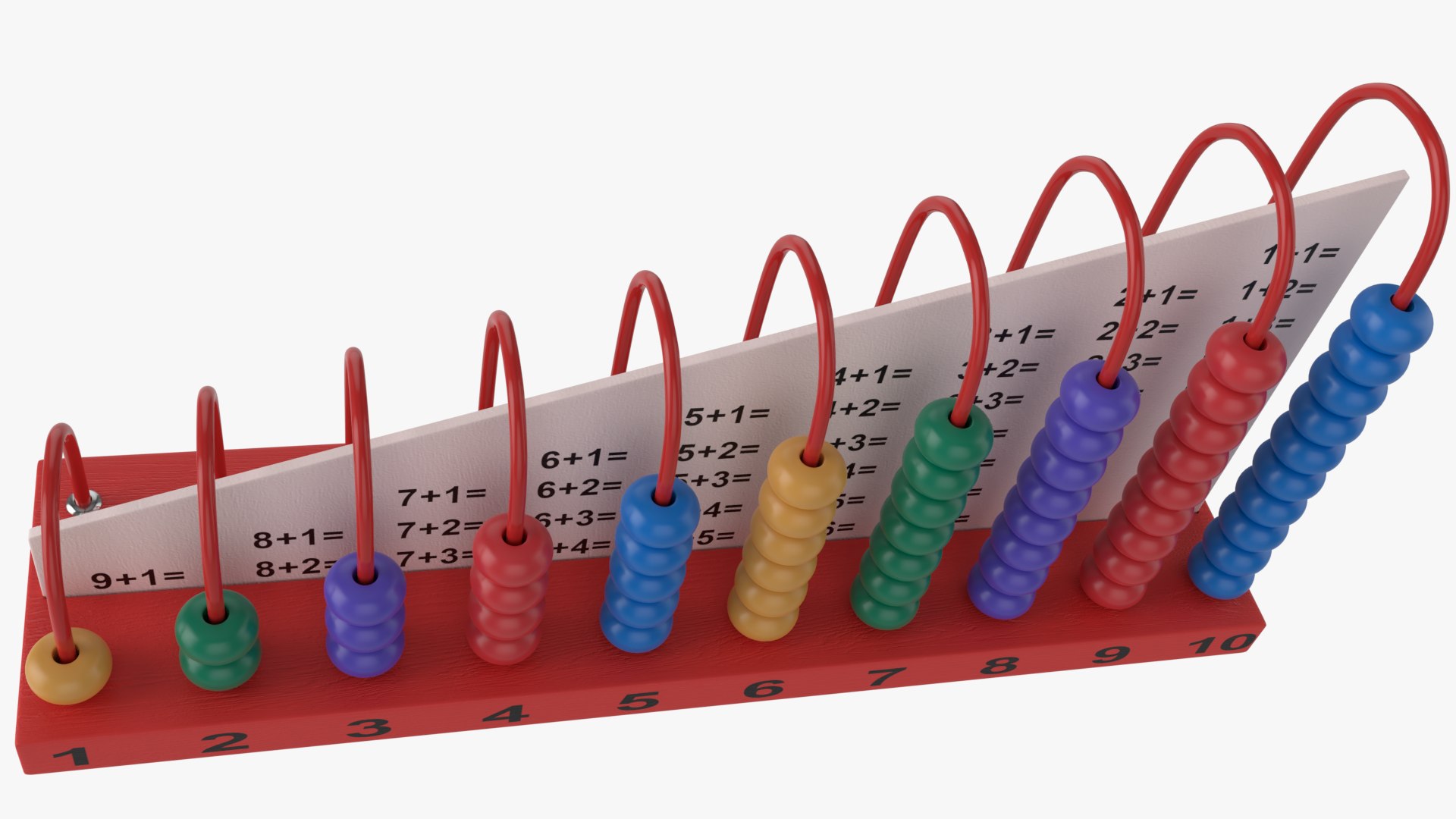 3D Kid Wooden Abacus Calculation Model - TurboSquid 1697300