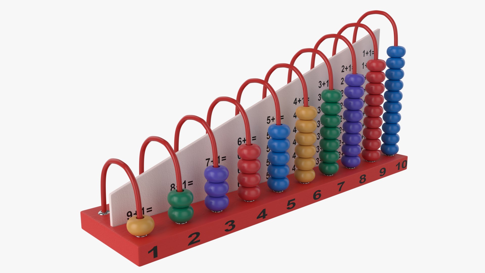 3D Kid Wooden Abacus Calculation Model - TurboSquid 1697300