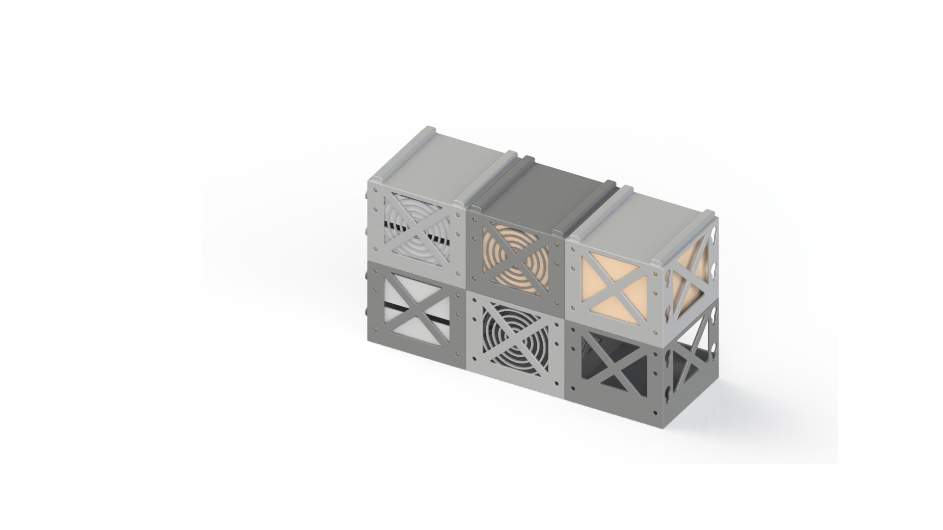 Storage Containers Shelf 3D Print Model 3D - TurboSquid 1923661