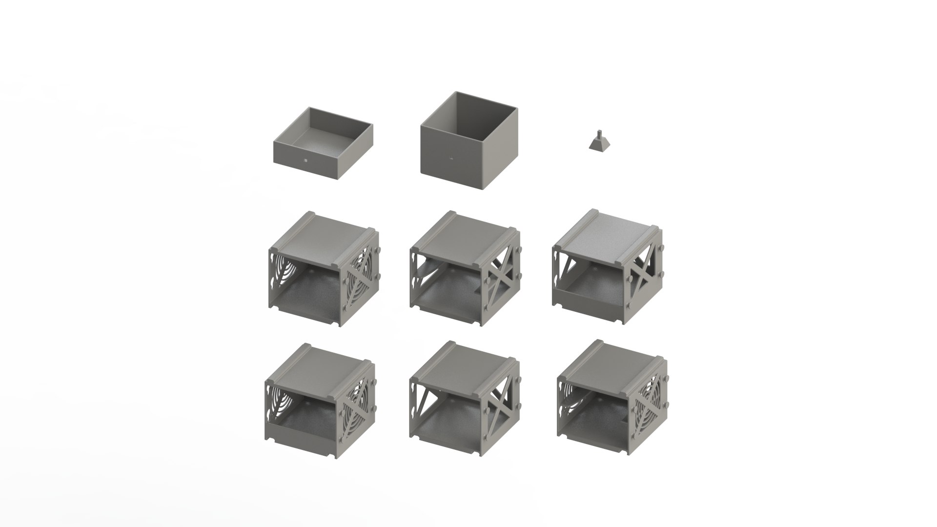 Storage Containers Shelf 3D Print Model 3D - TurboSquid 1923661