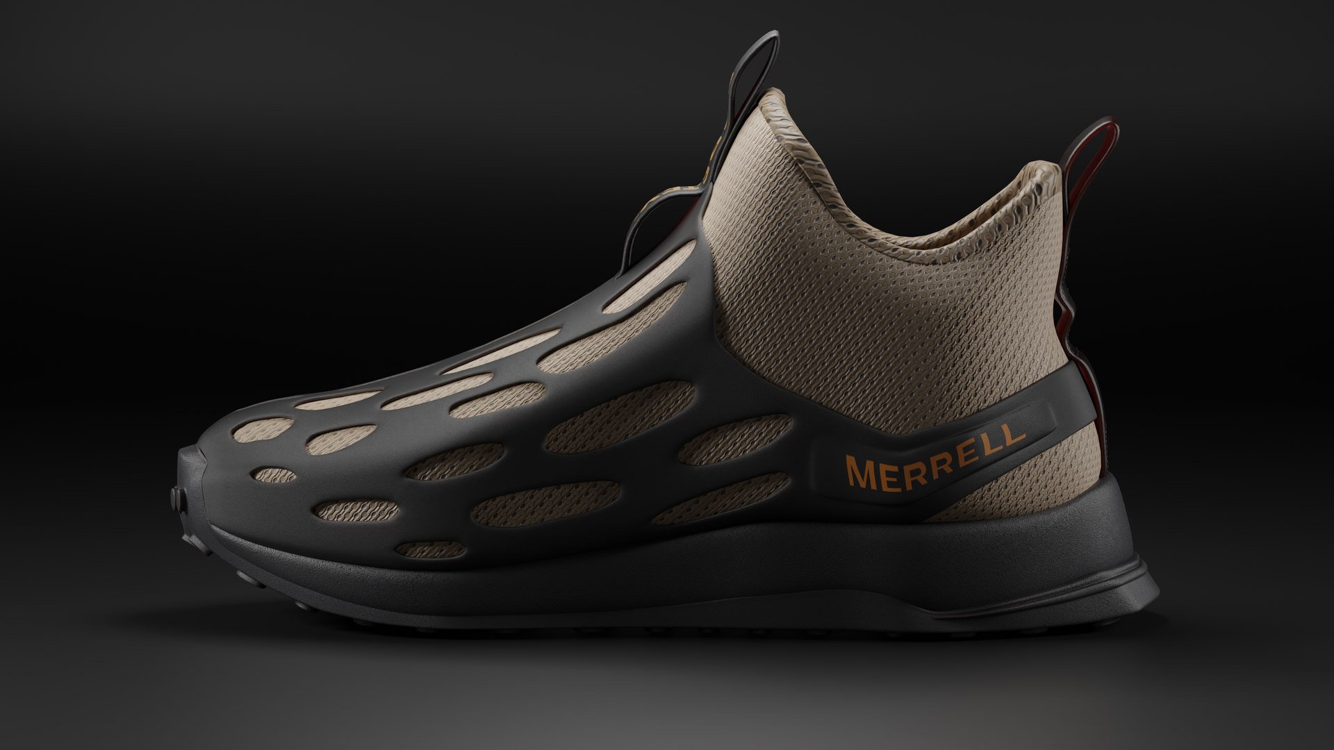 3D Shoes - Merrell - Hydro Runner Mid GORE-TEX Model - TurboSquid 2144974