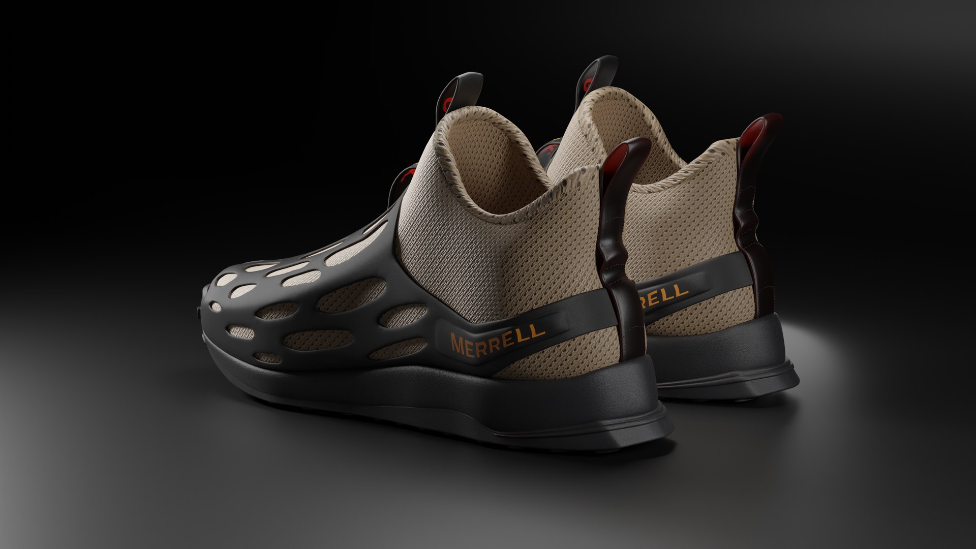 3D Shoes - Merrell - Hydro Runner Mid GORE-TEX Model - TurboSquid 2144974