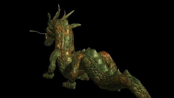 3D Asian Dragon Model Rigged - TurboSquid 2029777
